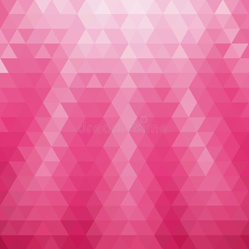 Pink Triangles Polygonal Style. Layout for Advertising. Eps 10 Stock ...