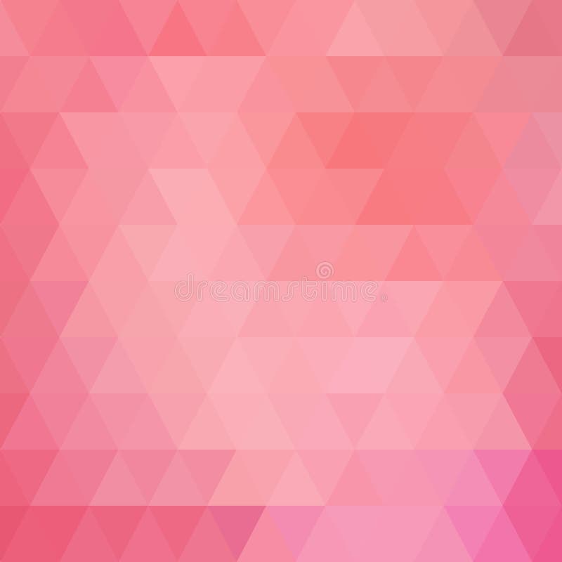 Pink Triangular Background. Vector Illustration in Polygonal Style. Eps 10 Stock Illustration ...