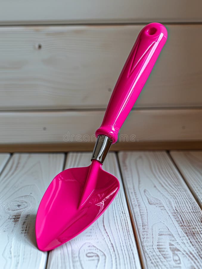 Pink Trowel Wooden Surface Stock Photos - Free & Royalty-Free Stock ...