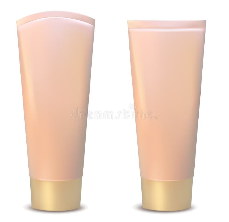 Pink Tube for Cream or Toothpaste Stock Vector - Illustration of ...