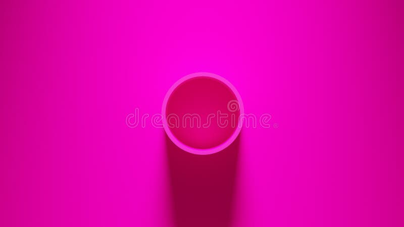 Pink Tube Simple stock illustration. Illustration of minimalism - 200780988