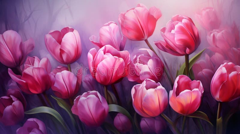 Pink Tuple Background Generated by AI Tool Stock Illustration ...