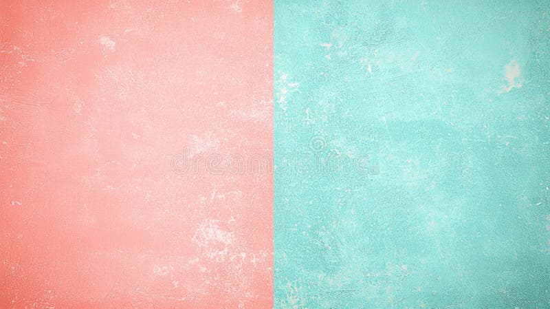 Pink and Turquoise Backgrounds Divided Vertically Creating a Split ...