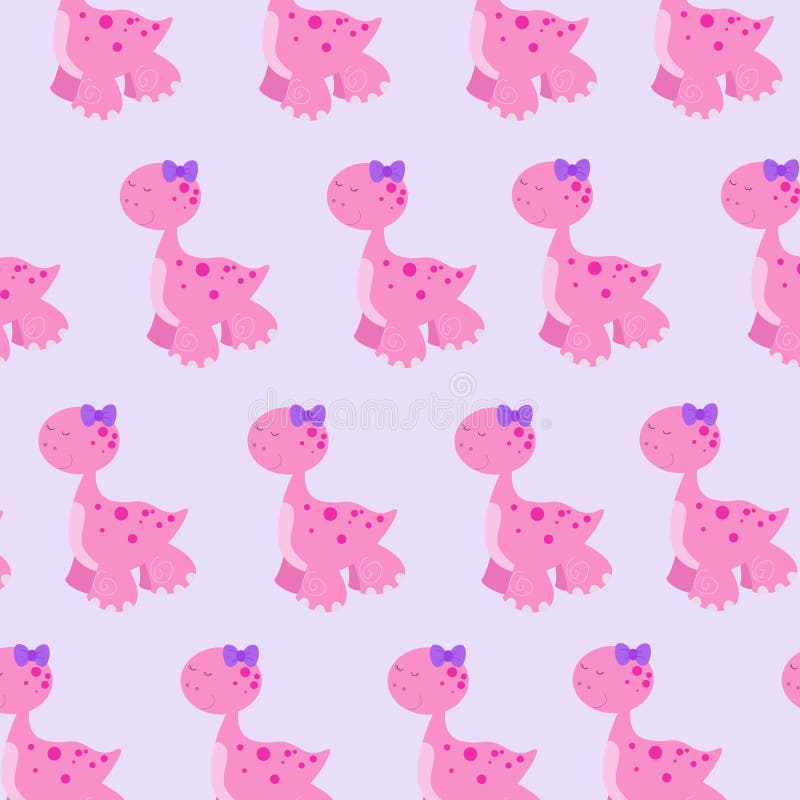 Pink Turtle Seamless Pattern Cute Swimming Stock Vector - Illustration ...
