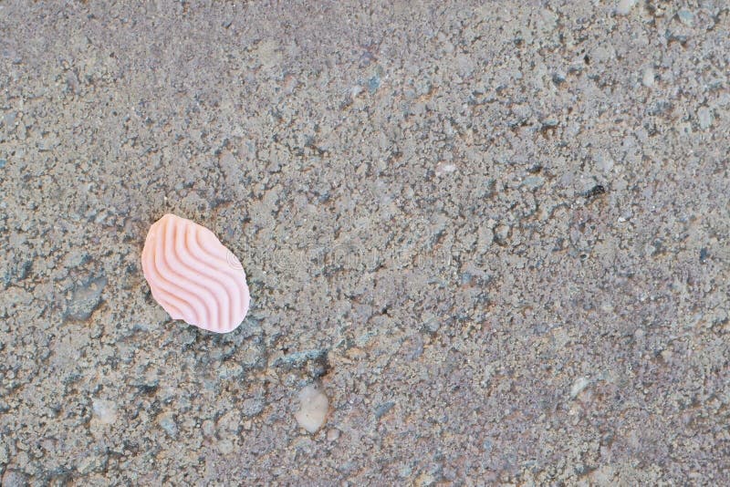 Pink Used Chewing Gum Spit Out on the Pavement Stock Image - Image of ...