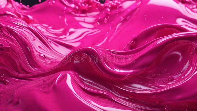 Pink Using Fluid Art Technique with Alcohol Paints. Stock Illustration ...