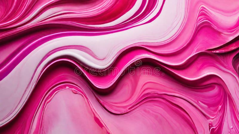 Pink Using Fluid Art Technique with Alcohol Paints. Stock Illustration ...