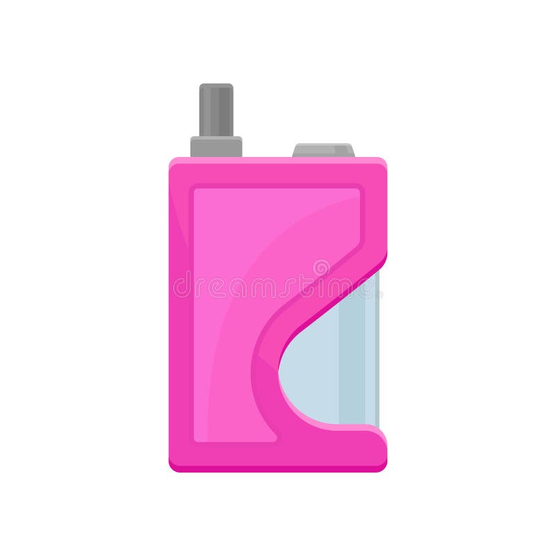 Pink Vape with Large Transparent Tank for E-liquid. Modern Device for ...