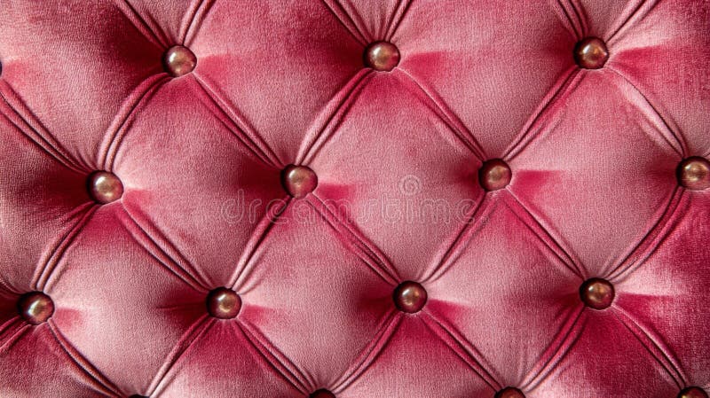 Pink Velvet Upholstery Button Tufted Texture Stock Illustration ...