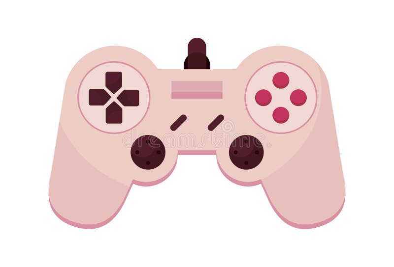 Pink Video Player. Icon. Vector Illustration Stock Vector ...
