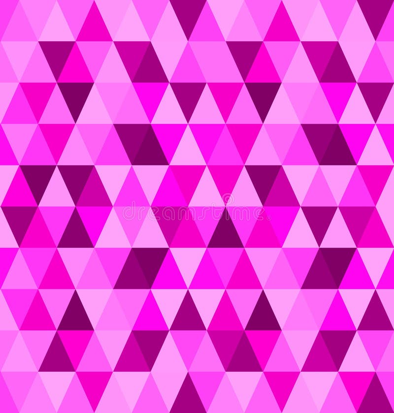 Pink Violet Abstract Geometry Pattern Stock Vector - Illustration of ...