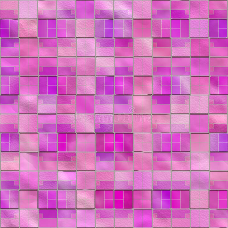 Pink violet ceramic tile stock illustration. Illustration of violet ...