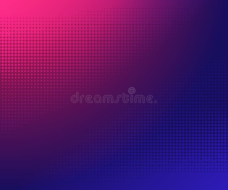Pink Violet Dot Halftone Gradient Background Stock Vector ...