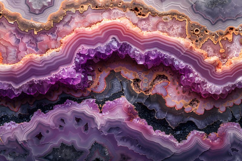 Pink Violet Marble Texture with Symmetrical Relief Design Stock ...