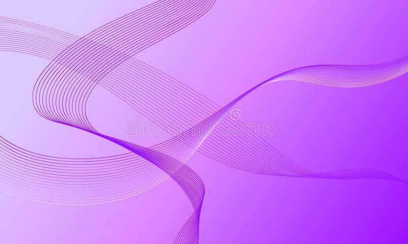 Pink Violet Smooth Lines Wave Curves with Smooth Gradient Abstract ...