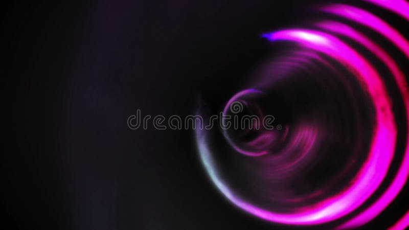 Pink Vortex Design on Black Stock Footage - Video of movement, loopable ...