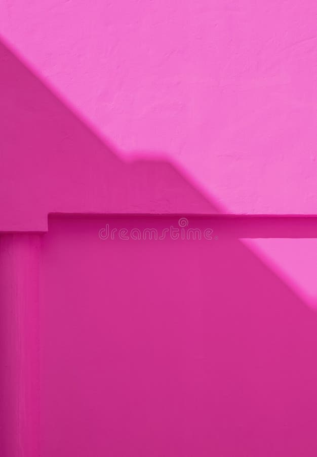 Pink Wall. Shadows. Minimalist Aesthetic Concept Stock Image - Image of ...