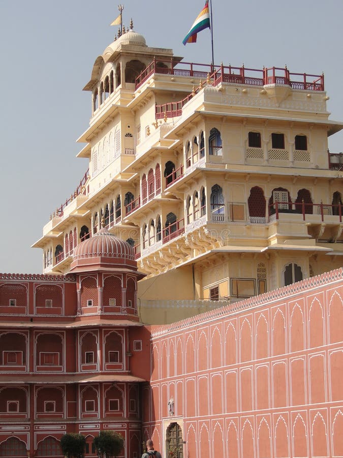 Pink Walled Inner Buildings Stock Image - Image of palace, pink: 17629333