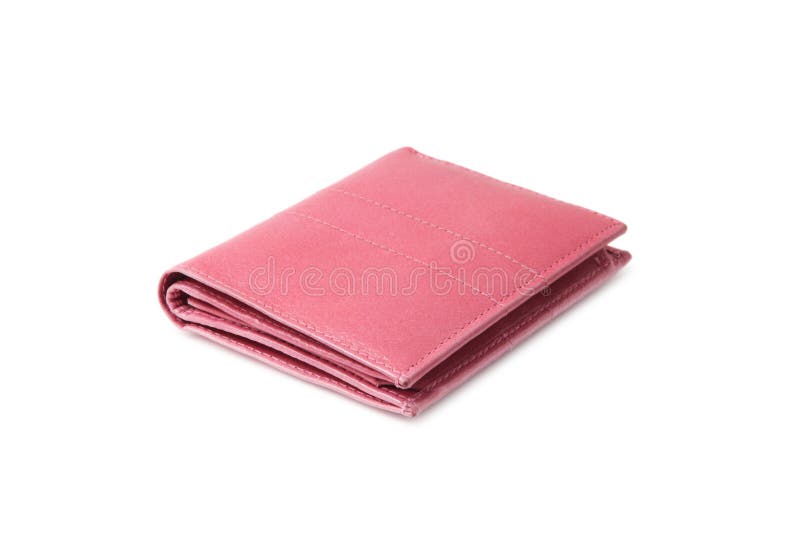 Pink wallet stock image. Image of leather, closeup, shopping - 10850373
