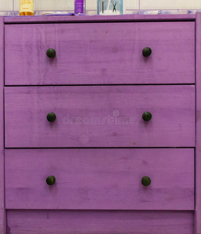 Pink Wardrobe with Drawers. Beautiful Style Stock Image - Image of icon ...