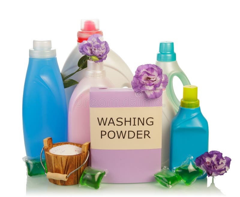 Pink washing powder stock image. Image of color, container - 54474937