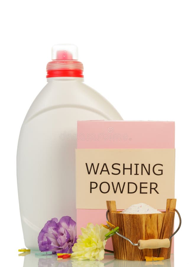 Pink washing powder stock image. Image of purity, cleaner - 54608577