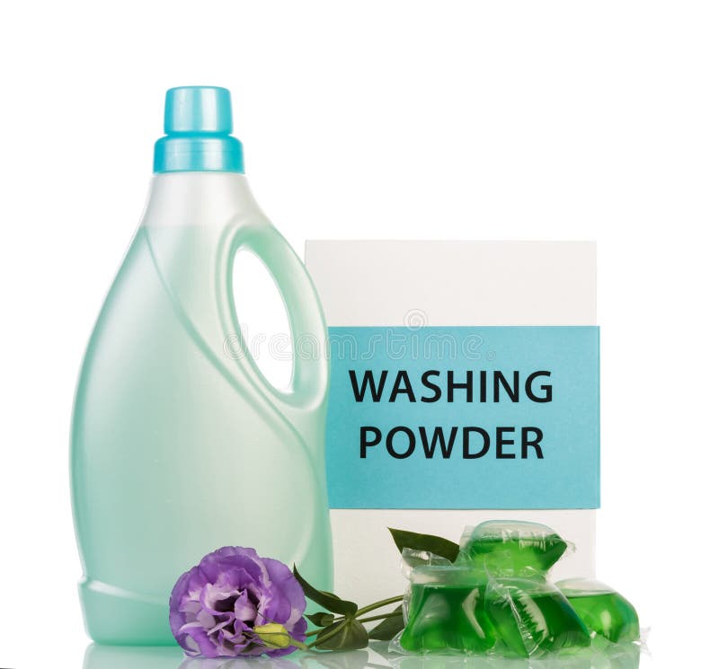 Pink washing powder stock image. Image of merchandise - 54483929