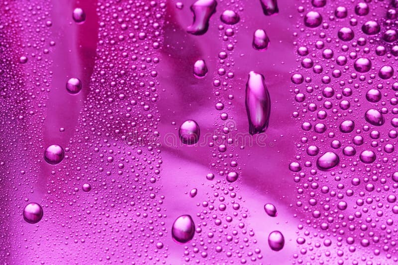 Pink water drop stock image. Image of bubbles, health - 7163155
