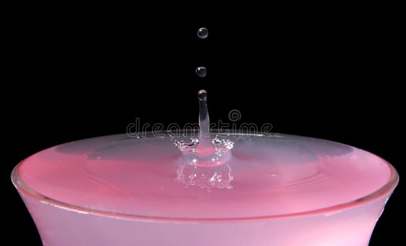 Pink Water Drops Picture. Image: 945023