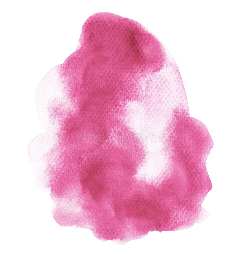 A Blob of Pink Watercolor stock illustration. Illustration of paint ...
