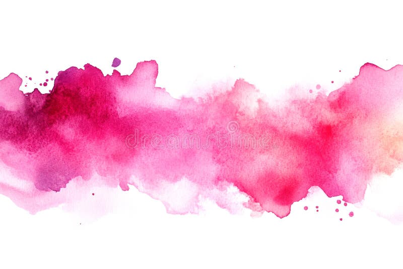 Pink Watercolor Paint Creates a Striking Visual, Perfect for Adding a ...
