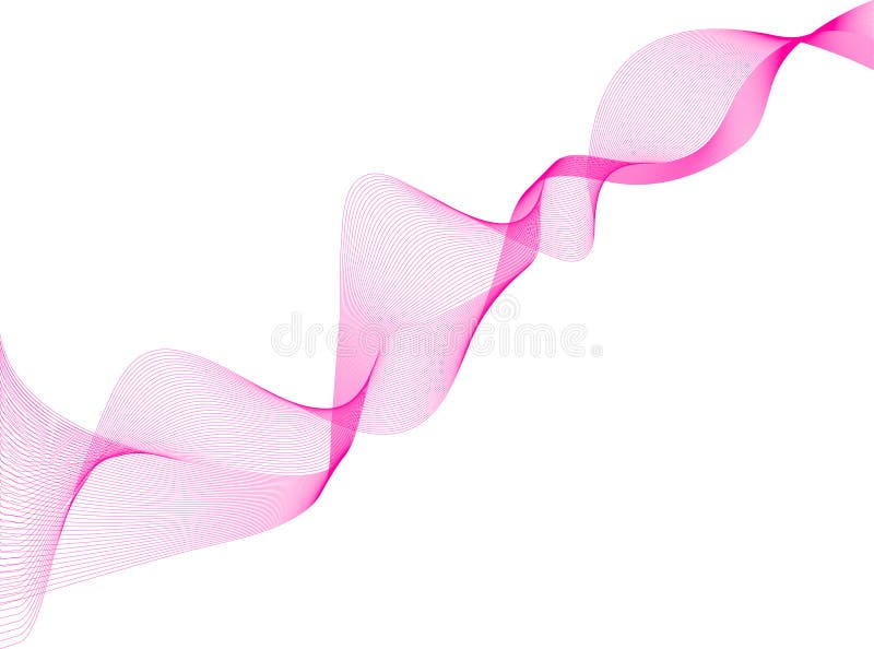 Pink wave stock vector. Illustration of abstract, direction - 5749753