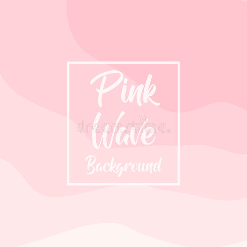Pink Wave Background Design Stock Vector - Illustration of concepts ...