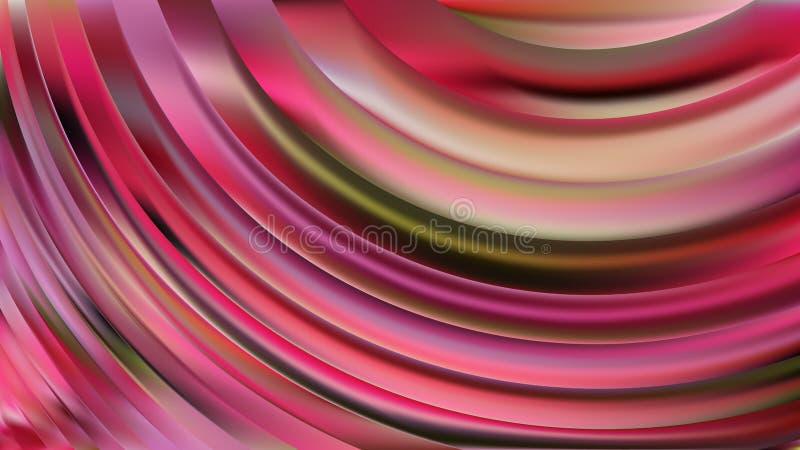 Pink Wave Background Illustration Stock Vector - Illustration of flow ...