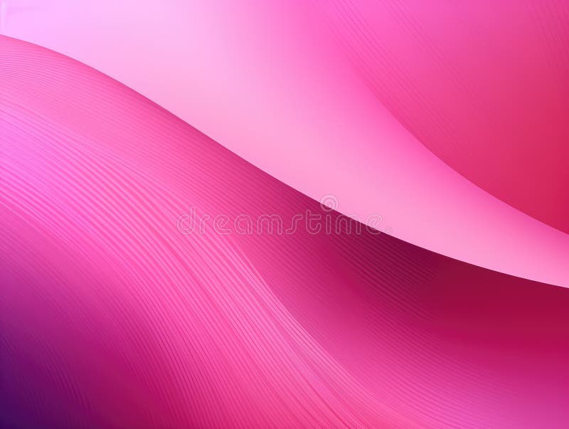 Pink Wave and Line Abstract Background. Generative AI Stock ...