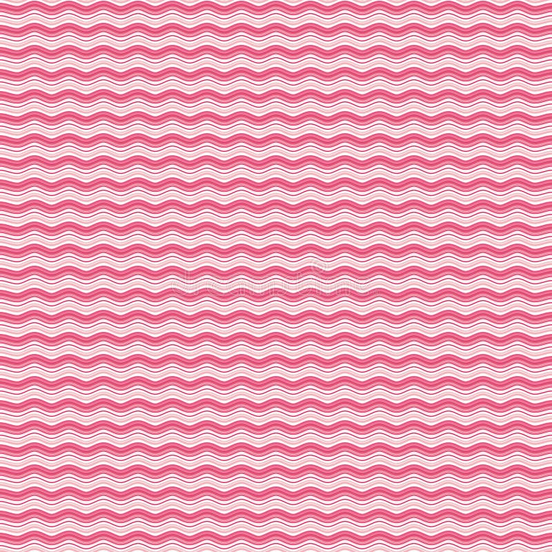 Pink waves pattern stock vector. Illustration of white - 100876230