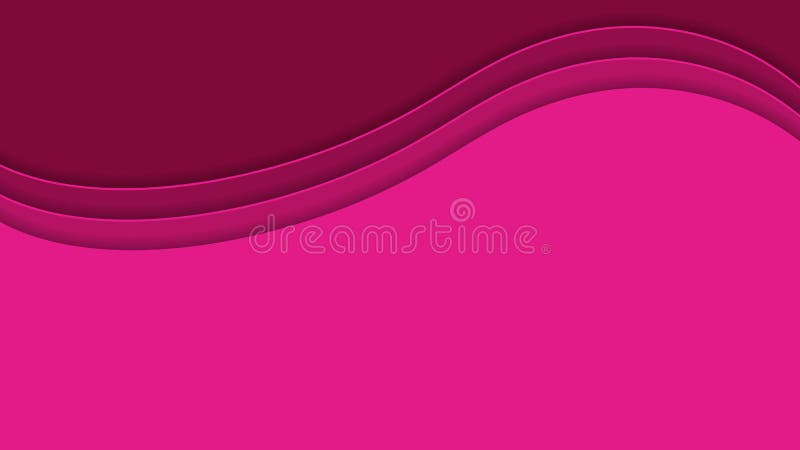 Pink Wavy Background in the Form of Layers Stock Vector - Illustration ...
