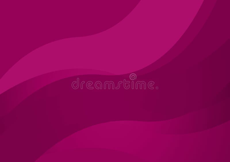 Pink Wavy Curved Shape Background Stock Illustration - Illustration of ...