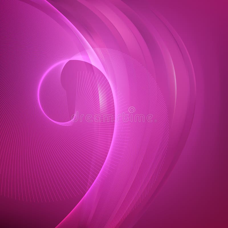 Pink Wavy Lines Background Template Stock Vector - Illustration of ...