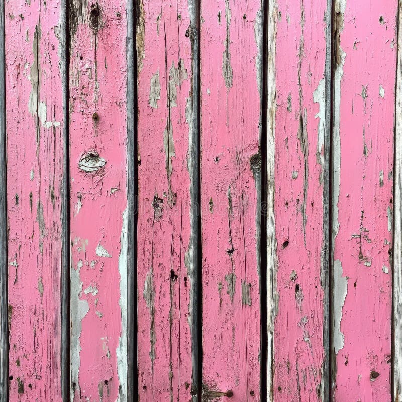 Pink Weathered Wood Planks Texture Background Rustic Aged Paint Peeling ...