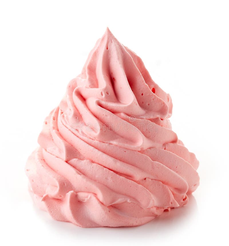 Pink whipped cream stock photo. Image of dairy, sundae - 66804084