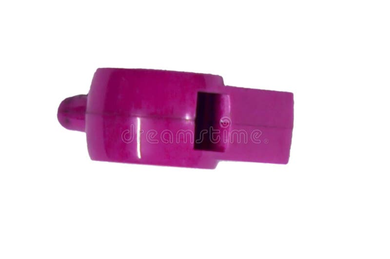 Pink Whistle stock photo. Image of shadow, authority - 101515444