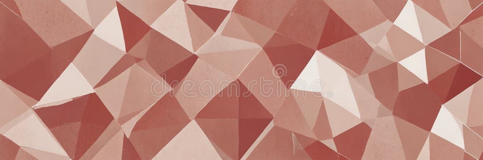 Pink and White Abstract Background with Random Geometric Triangle Ai ...