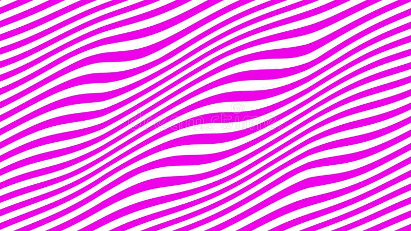 Pink and White Animated Wavy Lines Background Stock Footage - Video of ...