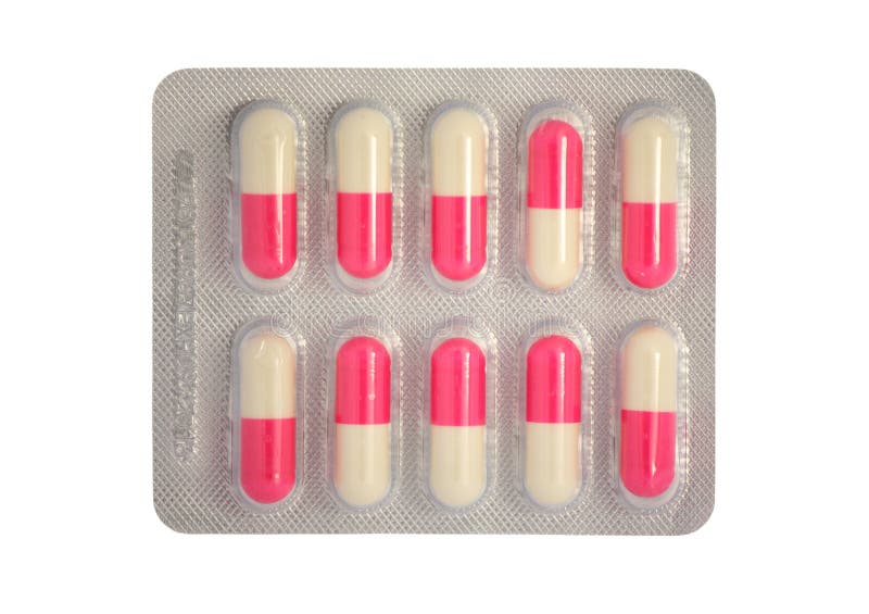 Pink And White Capsule Stock Photo - Image: 57987059