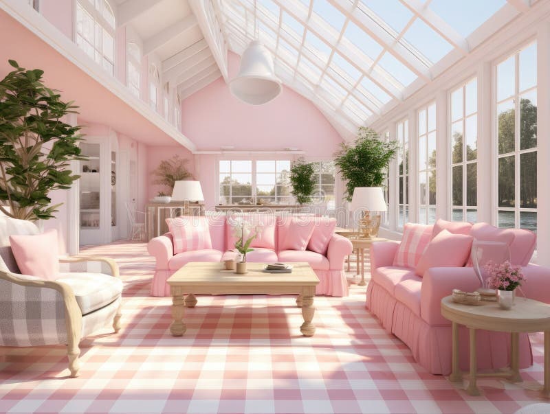 Checkered Living Room Stock Illustrations – 1,445 Checkered Living Room ...