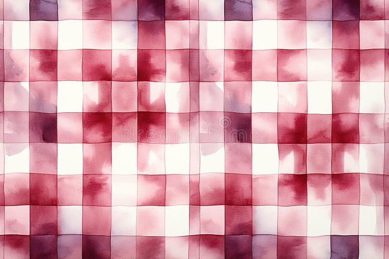 Pink and White Checkered Plaid Background. Seamless Checkered Pattern ...