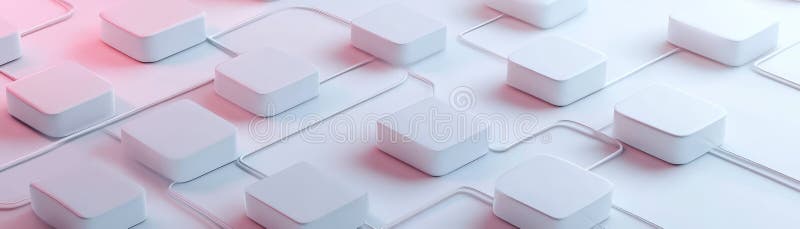 Pink and White Dreamscape, a Captivating 3d Abstract Background for ...
