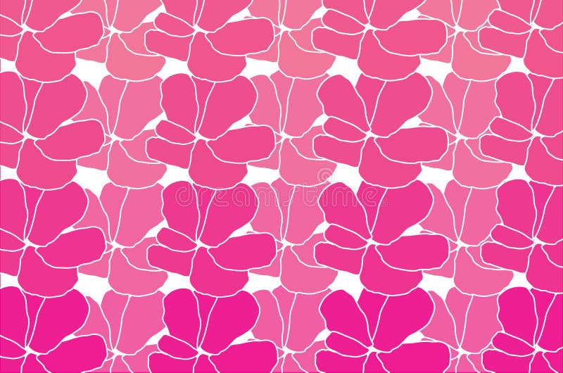 Pink and White Flower Pattern Background Stock Vector - Illustration of ...