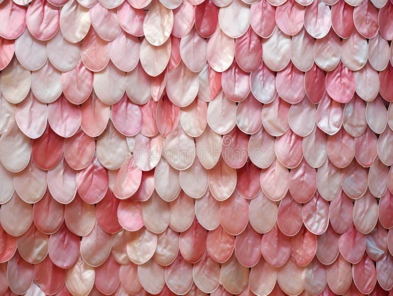 Pink and White Shell Scale Wall Texture Stock Illustration ...